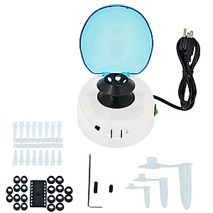 𝟐𝟎𝟐𝟑 𝐔𝐩𝐠𝐫𝐚𝐝𝐞𝐝 Mini Lab Centrifuges Machine, 𝟒𝟎𝟎𝟎𝐫𝐩𝐦 Mini Portable Desktop Centrifuge Laboratory, 2 Rotors for 2ml/1.5ml/0.5ml/0.2ml Centrifuge Tubes - 110v