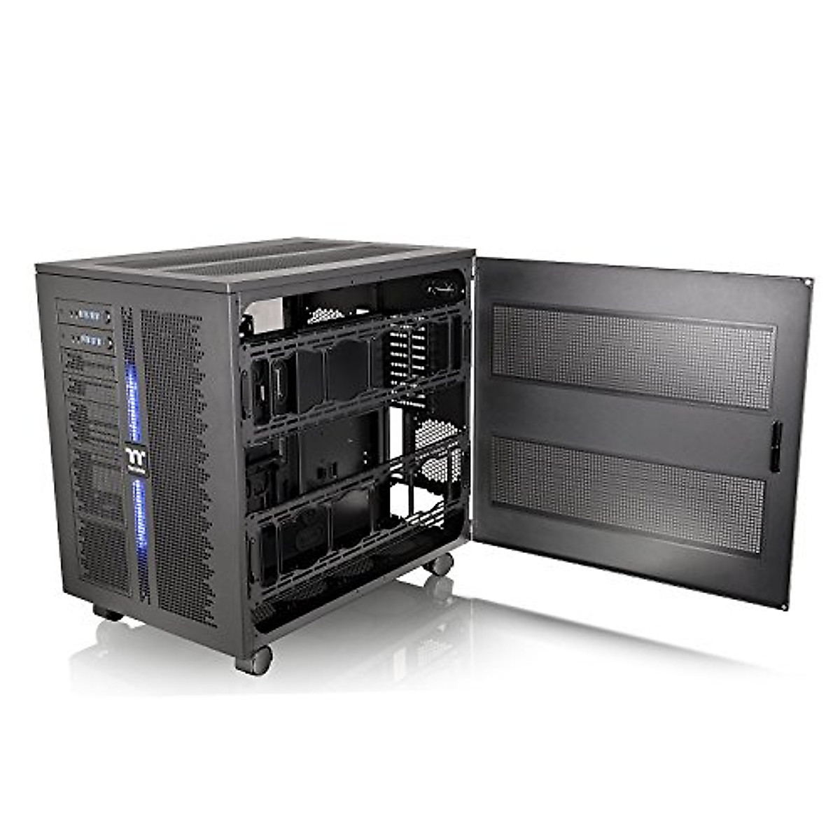 Thermaltake Core W200 Dual System Capable Extreme Water Cooling XL-ATX Fully Modular/Dismantle Stackable Tt Certified Super Tower Computer Case CA-1F5-00F1WN-00 Black