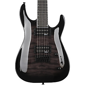 Jackson JS Series Dinky Arch Top JS22Q-7 DKA HT Electric Guitar - Transparent Black Burst
