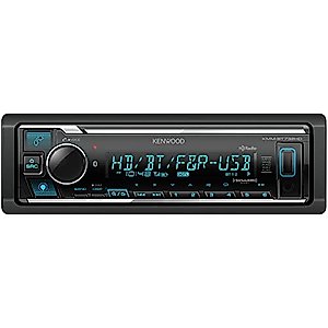 KENWOOD KMM-BT732HD Bluetooth Car Stereo with USB Port, AM/FM Radio, MP3 Player, Multi Color LCD, HD Radio, Detachable Face, Built in Amazon Alexa, Compatible with SiriusXM Tuner