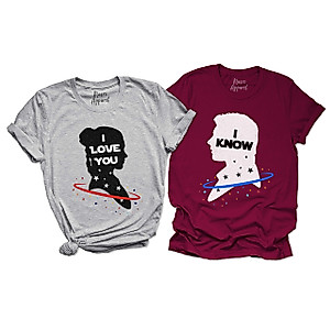 NACRE APPAREL I Love You I Know His and Hers Gift for Couples Matching Anniversary T-Shirt