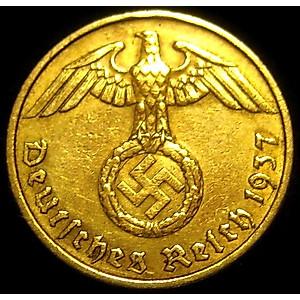 German Third Reich - 1937A Five Reichspfennig Coin