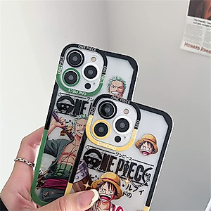 Cool Japan Anime Case Clear Cartoon Compatible with for iPhone XR Pattern Back Soft Silicone Clear TPU with Anime Keychain Case for Teen Boys and Girls Women(XR Yellow)