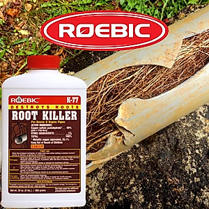 Roebic K-77 Root Killer for Sewer and Septic Systems, Clears Pipes and Stops New Growth, Safe for All Plumbing