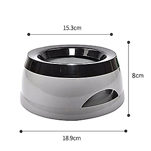 FUUIE Bowls for Food and Water Splash-Proof Pet Bowl Dog Water Bottle for Vehicle Use Portable Drinking Bowls Feeding Water Dispenser Pet Dog Accessories (Color : Blue)