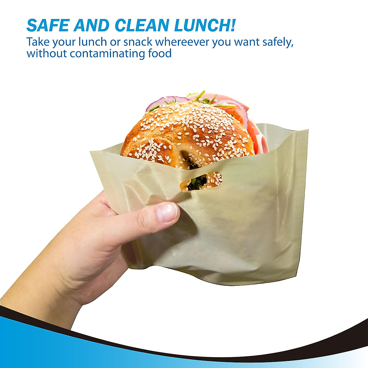 20 Pack Toaster Bags, Reusable Non-Stick Oven Bags for Grilled Cheese Sandwiches, Chicken, Nuggets, Panini and more (4 Sizes)