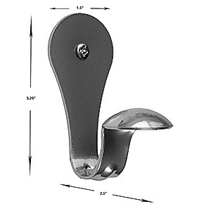 SmartHook ColorZ Garment Friendly Single Coat Hook -3 Pack - (Sky White)