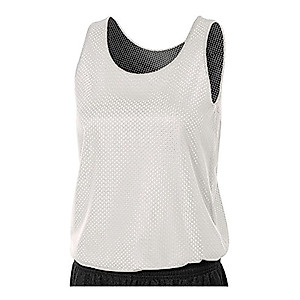 A4 Sportswear Black/White Ladies Medium Women's Reversible Mesh Tank (Blank) Uniform Jersey Top