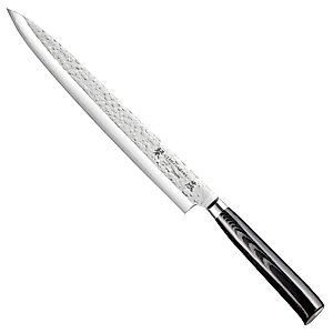 Tamahagane SAN Tsubame Stainless Steel Pakkawood Sashimi Knife, 10.5-Inch