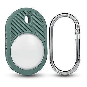 Blaspins Compatible with Apple AirTag Silicone Case Pine Green for AirTag Keychain (2021), AirTag Not Included, Protective Case - Pine Green