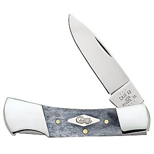 Case XX Knives Lockback 34205 Gray Bone Stainless Steel Pocket Knife