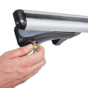 Universal Aluminum Rooftop Set of Cross Bars Racks Holds up to 150 lbs Aerodynamic, Low-Profile Haul Master