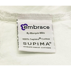 3 Piece Embrace Hotel Duvet Set | 100% Supima Cotton | 1 Duvet & 2 Pillow Shams (King (U.S. Standard))