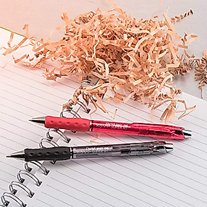 Pentel RSVP Super RT Ballpoint Pen, (0.7mm) Fine Line, Black Ink, 2-Pk - BX477BP2A