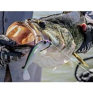 6th Sense Fishing - Sweep Swimbait - Bass Lure - Large Profile - Bone Pearl