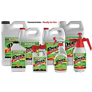 I Must Garden Deer Repellent Concentrate – 32oz: Mint Scent Deer Spray for Plants – Natural Ingredients - Makes 2.5 Gallons & Covers 10,000 sq ft