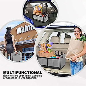 SNWUD LSZ Car Boot Storage Car Trunk Organizer Storage Box Foldable Car Items Storage Box Car Boot Storage