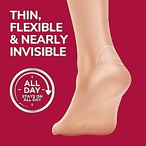 Dr. Scholl's BLISTER CUSHIONS Seal & Heal Bandage with Hydrogel Technology, 8 ct // Immediate & All-Day Pain Relief, Thin, Flexible & Nearly Invisible, Moisture-Infused