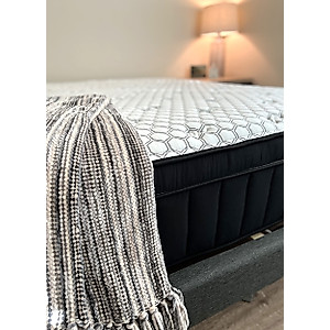 Stratiform 14-Inch Luxury Pillowtop Memory Foam and Innerspring Hybrid Mattress | Made in USA | CertiPUR-US Certified Foam (Cushion Firm, Queen)