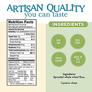 Pastabilities Sprouted Pasta, Non-GMO Ancient Grain Whole Grain Flour Natural Pasta (11 oz, 2 Pack)