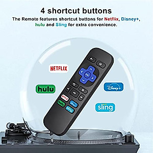 Remote Control Replacement for Roku 1. Roku 2(XD.HD.XS). Roku 3. Roku 4 and Roku Express. [NOT for Any Roku Stick or Roku TV]