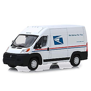 Greenlight 86154 1: 43 2018 Ram Promaster 2500 Cargo High Roof - United States Postal Service (USPS) - New Tooling, Multi