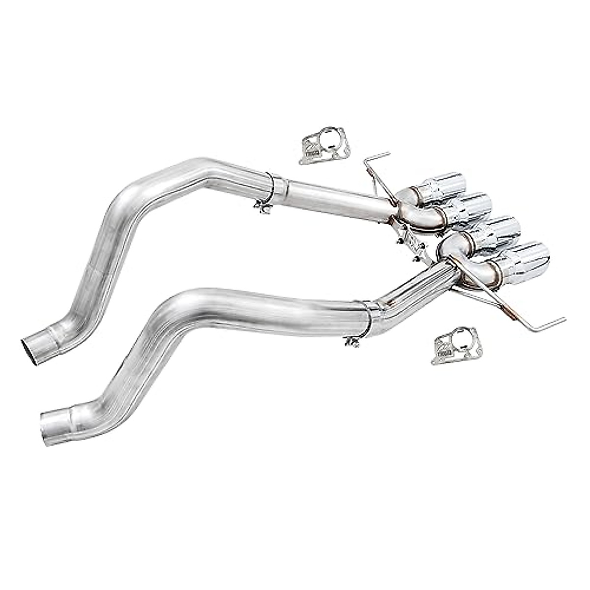 AWE Tuning 14-19 Chevy Corvette C7 Z06/ZR1 (w/o AFM) Track Edition Axle-Back Exhaust w/Chrome Tips - 3020-42073