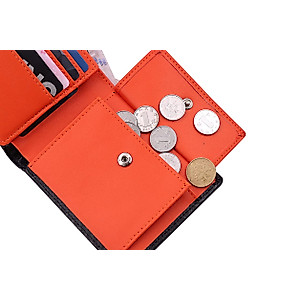 Baggourie RFID Trifold Leather Wallet (Red)