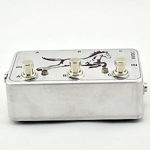 Hand Made Triple Effects Loop Pedal, 3 Looper Switcher Guitar Pedal HH-1