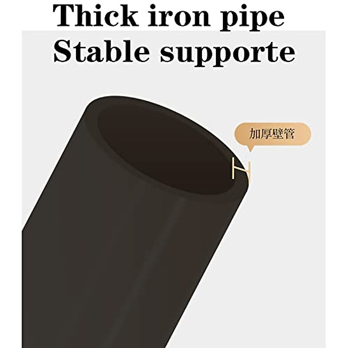 Garment Clothing Rack Standing Coat Rack Closet Rods, Metal Rolling Clothes Organizer Shelves for Hanging Clothes, Laundry Hanger Stand Wardrobe, 100×150cm ( Color : Black , Battery *1 : 100x150cm )