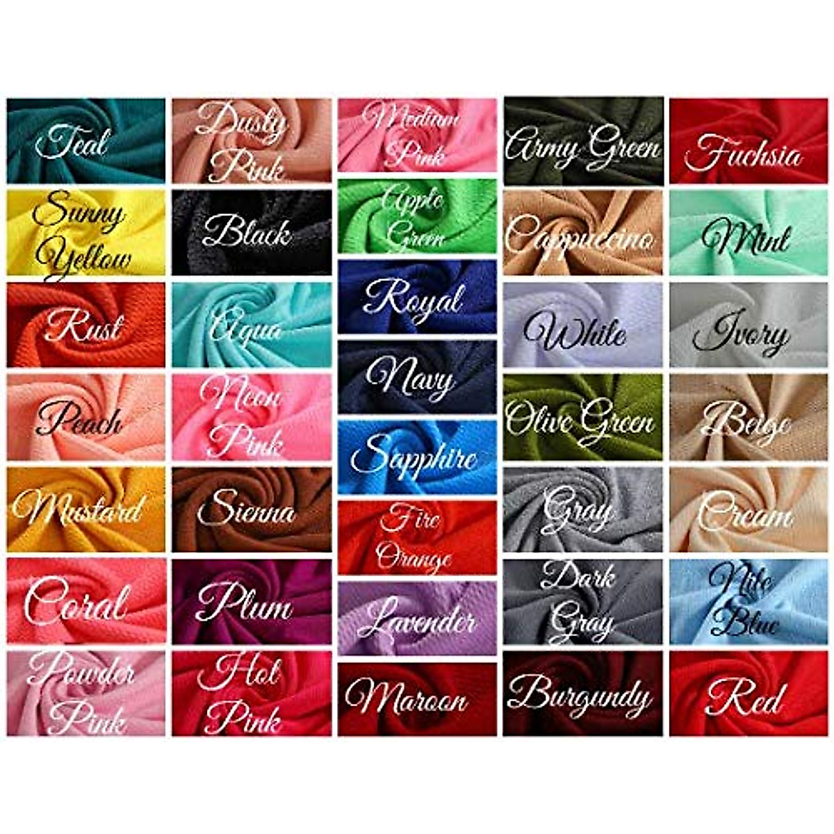 Liverpool Bullet Textured Fabric by The Yard 4 Way Stretch Solid - Yard Thick Knit Jersey Liverpool Fabric for Bows (Sunny Yellow)