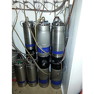 Sixtel Keg Spacer - Safely Stack Sixtel Kegs (Torpedo-Style) and Tap Both the Top Keg and Bottom Keg - Double the Floor Space of Your Walk-In Cooler