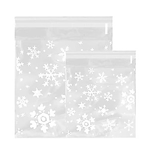 Artby7 Halloween Candy Snack Treat Bags, 100 Pack 3.9x3.9 Self Sealing Cellophane Bags for Small or Mini Pastry Cookie Treat on Wedding Birthday Graduation Party Gift Giving