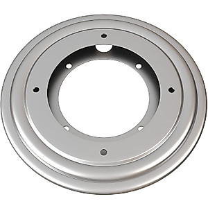 TROOPS BBQ 8-Inch Lazy Susan Turntable Steel Ball Bearing for Table, Kitchen Countertop, Pantry, Cabinet, Spices, Makeup, TV Stand, Rotating Swivel Base Plate, 700-lb Load Capacity, 11/32 Thick