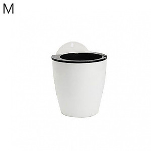 Creative Wall Hanging Plant Pot Holder Self Watering Planter Flowerpot Container Home Wall Decor Container for Garden Balcony Decorative Flower Planter Vase size M