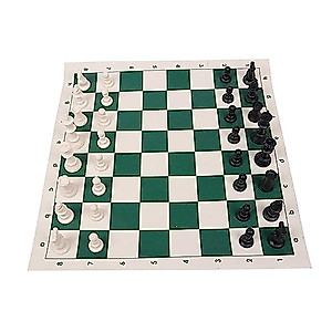 SAFIGLE 1 Set International Chess Travel Toy Magnetic Chess Board Kids Educational Toys Chess Figures International Chess Board Game Chess Toy Chess and Checkers Set Kid Competition Toy