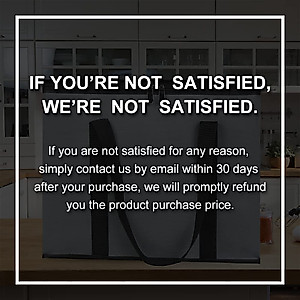 Bodaon 2-Pack Insulated Reusable Grocery Shopping Bags, X-Large Picnic Cooler Bag with Zipper Zippered Top Cold, Yellow