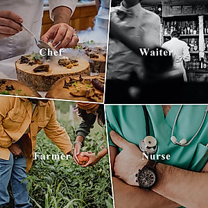 Men's Non Slip Work Shoes for Chef, Oil Resistant Chef Shoes for Men, Food Service Shoes for Restaurant, Zapatos de Cocina para Hombres Black