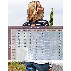 AmélieBoutik Women Striped V Neck Bow Open Back Long Sleeve Sweater (Black and Ivory X-Large)