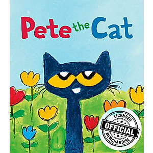 Instant Message - Pete The Cat - Meet Me at The Library - Youth Short Sleeve Graphic T-Shirt - Size Medium Athletic Heather