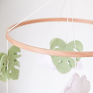 Vlokup Dinosaur Baby Crib Mobile, Dino Baby Mobile, Neutral Nursery Mobile Decoration for Pack N Play, for Baby Boy & Girl