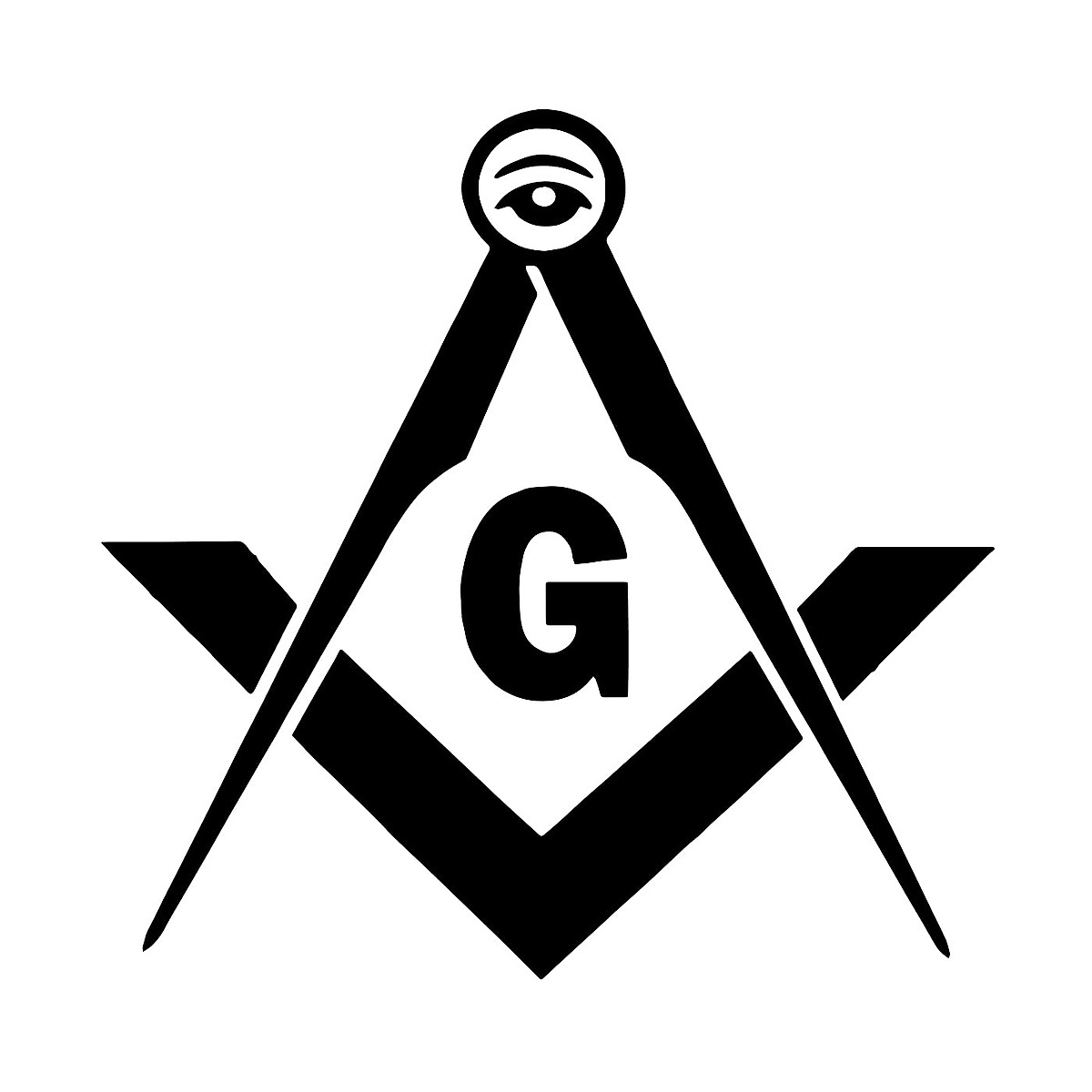 All Seeing Eye Square & Compass Masonic Cooking Kitchen Apron - [Navy]