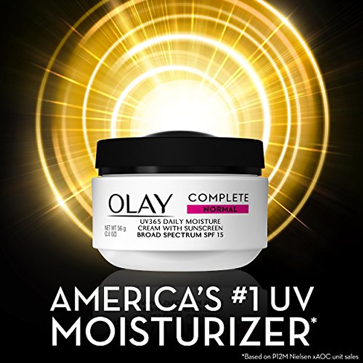 Face Moisturizer by Olay Complete All Day UV Moisture Cream with Sunscreen SPF 15, Normal Skin, 2 Ounce (Pack of 3)