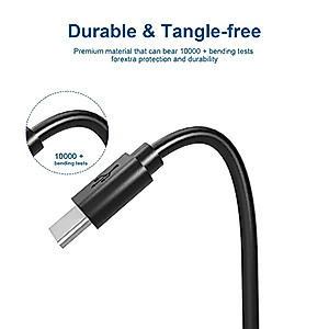 5FT USB C Charging Cord Fit for Beats-Studio Buds Magnetic Earphones, Beats-Fit-Pro Wireless Earbuds, Beats-Flex Wireless Bluetooth Earphones and More Earbuds Type C Supply Adapter Replacement Cable