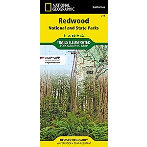 Redwood National and State Parks Map (National Geographic Trails Illustrated Map, 218)