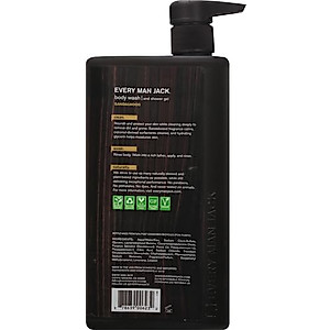 Every Man Jack Body Wash, Sandalwood 33.8-ounce Moisturizing