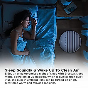TCL Breeva A5 Smart Air Purifier with 5-Stage Clean, True HEPA (H13), Removes 99.97% of Dust/Bacteria/Odors & More, App & Voice Control, Auto Shield, Ultra-Quiet, White (A515W)