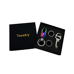 Taeekiy Keychain, Attractive And Durable,Key chain Perfect Texture.Key Chains Women Or Man (Multicolor)