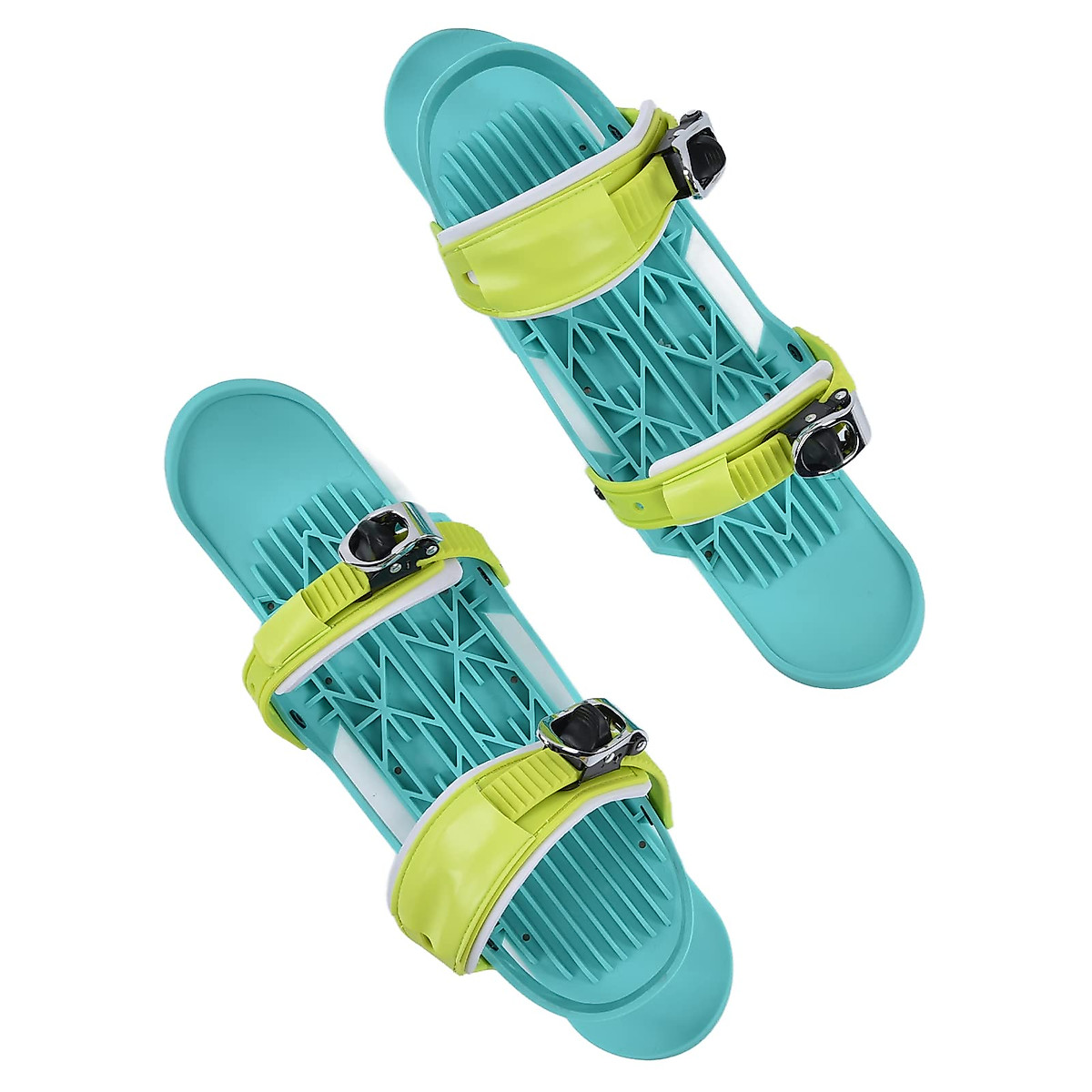 Snow Shoes,Freeride Snowboards Snowshoe Bindings Quick Release Binding Snow Shoes 1 Pair Mini Ski Skates Portable Adjustable Snowboard Shoe