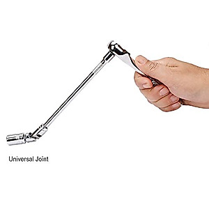 CASOMAN 1/4-Inch Drive Master Socket Set with Ratchets, Adapters, Extensions with 1/4’‘ Dr. Bits Set, Inch/Metric, 6-Point, 5/32-Inch - 9/16-Inch, 4 mm - 14 mm, 62-Piece 1/4" Dr. Socket Set